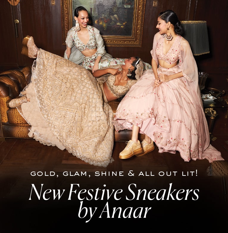 Anaar Bridal Shoes, Buy Bridal Footwear And Sneakers Online